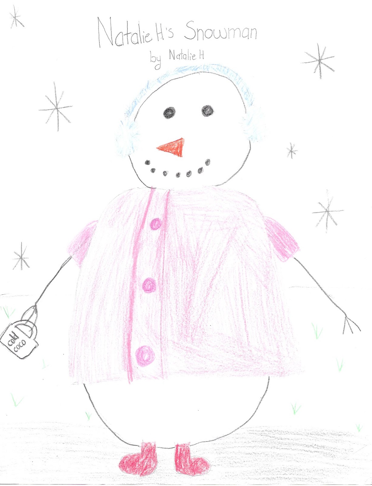 Mrs. Huff's Stuff: Authors and Artists Writing Club!: The Snowman Draw ...