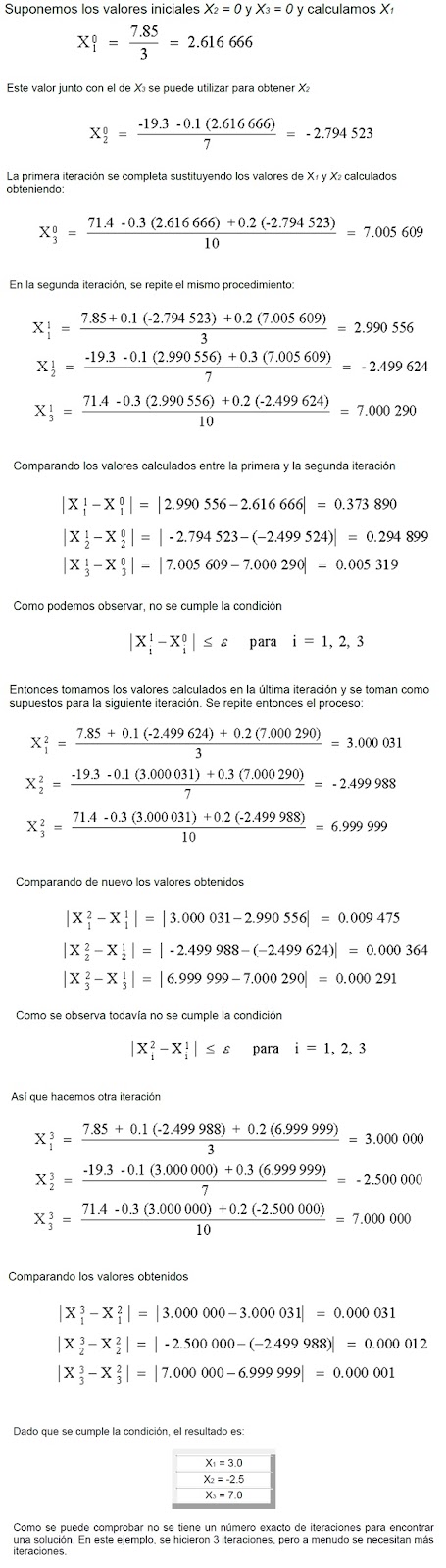 Método Gauss-Seidel: Método Gauss-Seidel