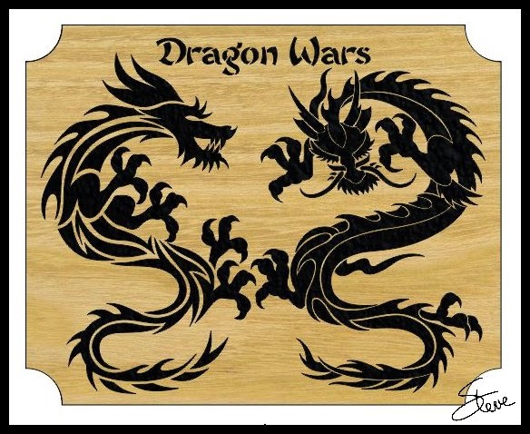 Scrollsaw Workshop: Dragon Wars Scroll Saw Pattern.