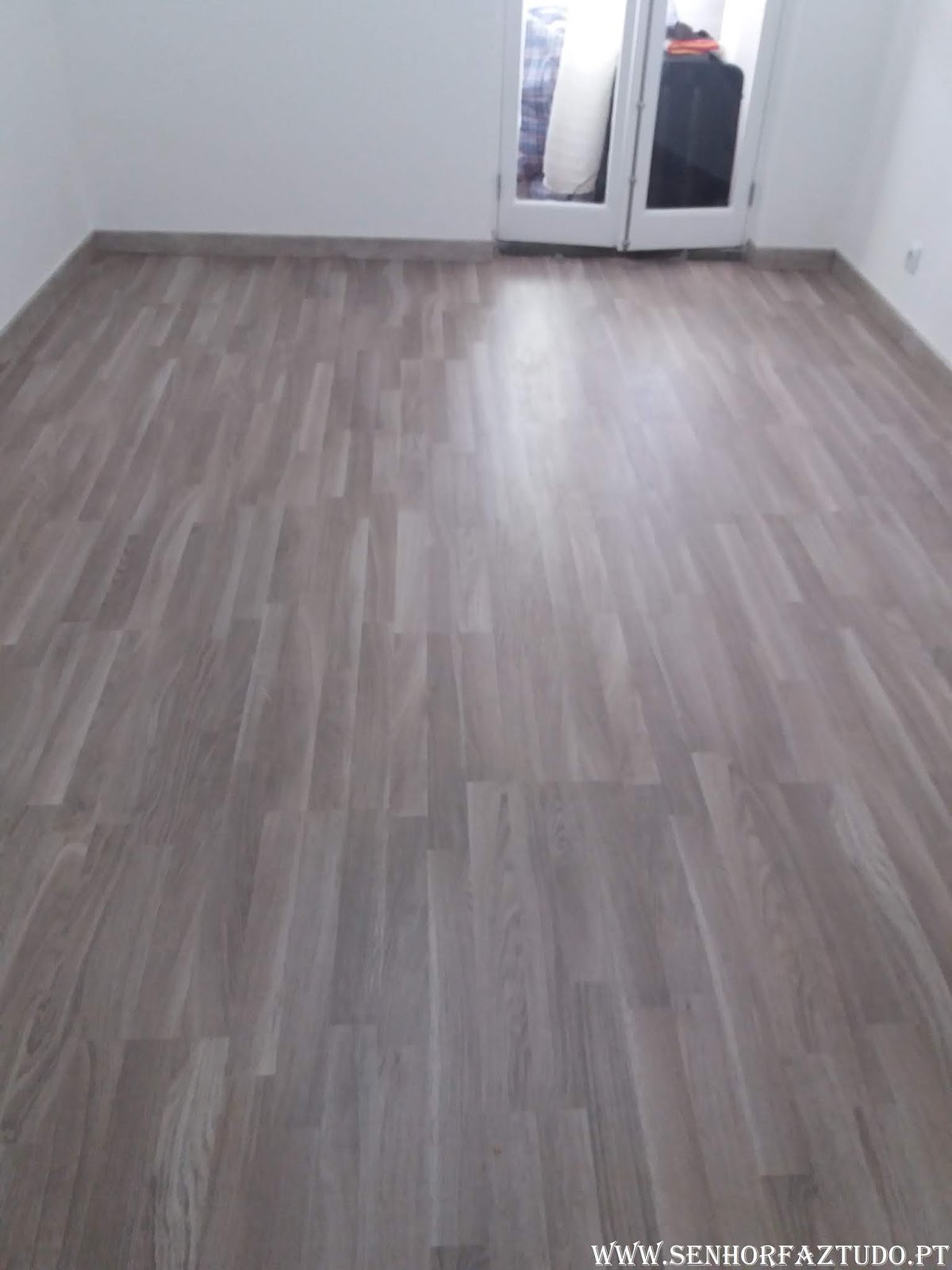 Instalação de pavimento flutuante