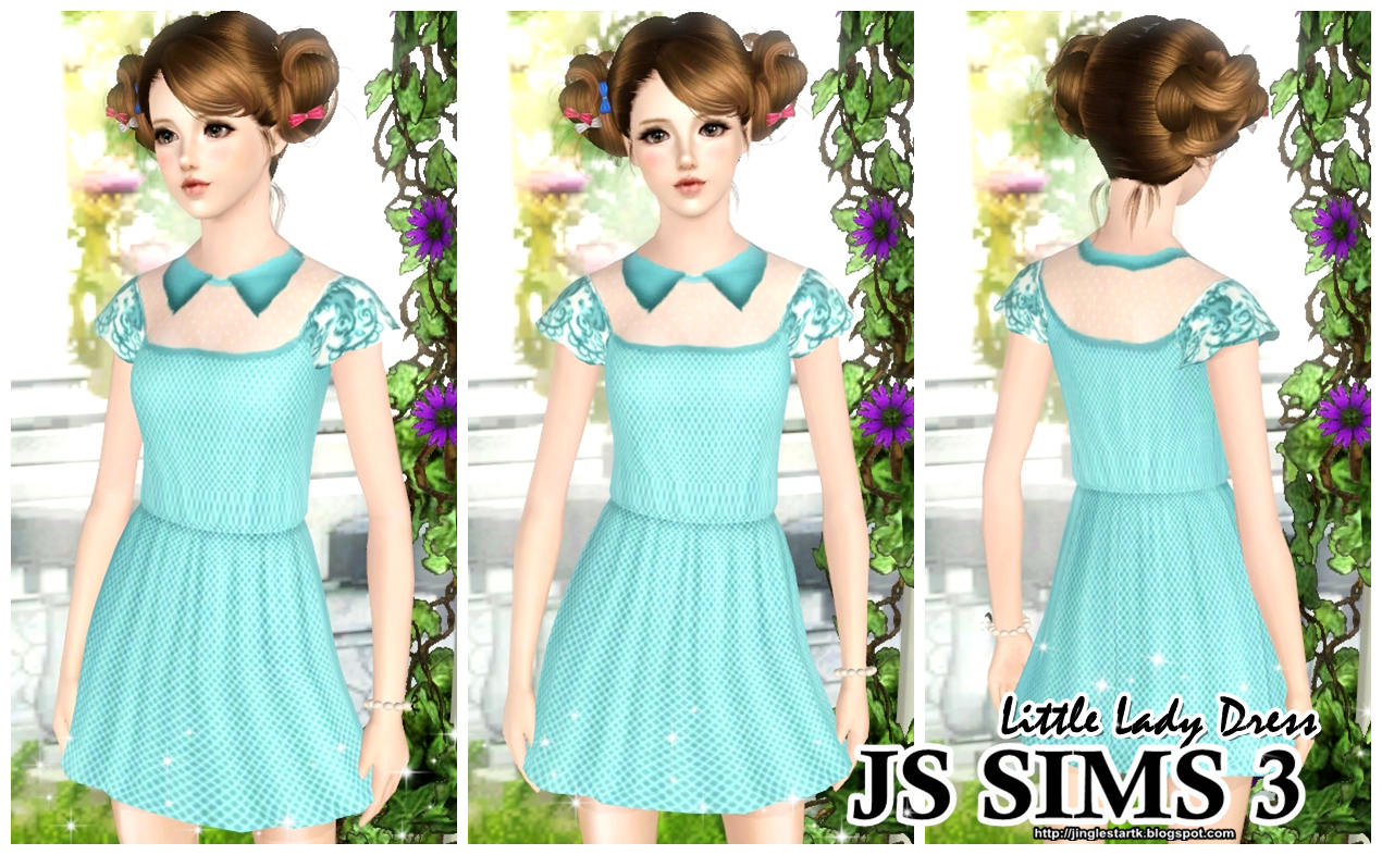 [JS SIMS 3] Little Lady Dress－JS SIMS｜痞客邦