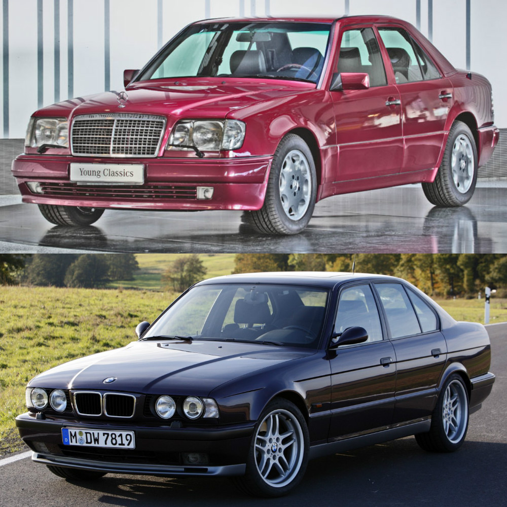 BMW E34 M5 vs Mercedes W124 E500 - Sekiz Silindir