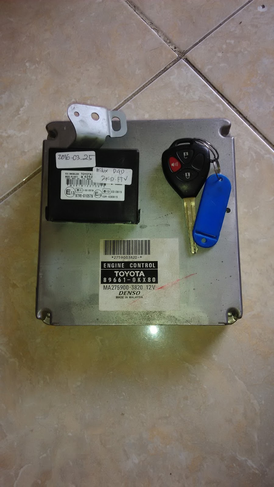 BRAM ELECTRONIC: Toyota Hilux 2012 D4D 2KD-FTV