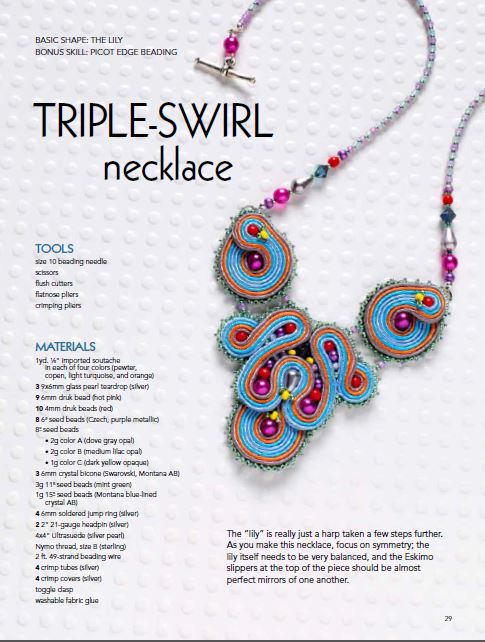 Book Review - Soutache and Bead Embroidery / The Beading Gem