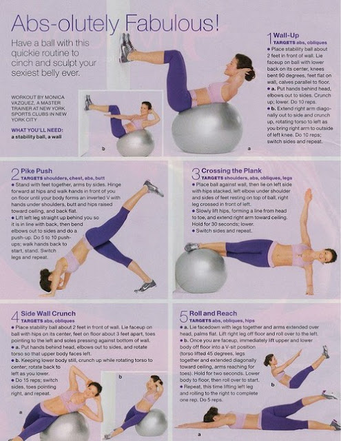 Firm Fitness Trainer: Stability Ball Core Exercises Home or Gym