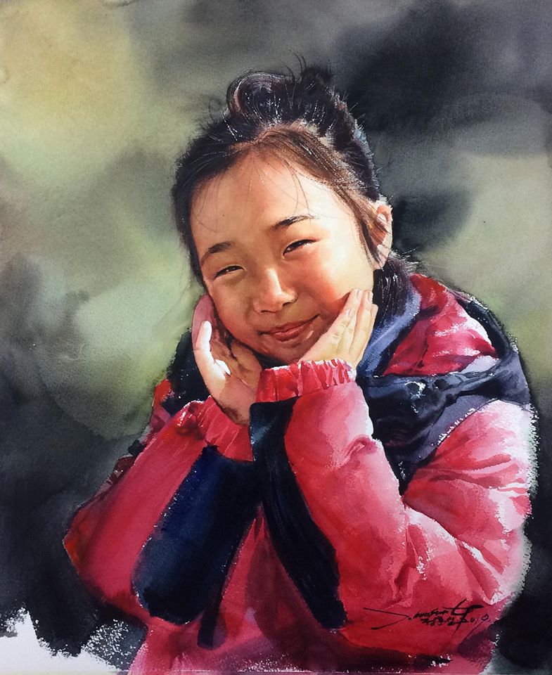 thongdong: CHÂN DUNG MÀU NƯỚC CỦA JUNG HUN SUNG