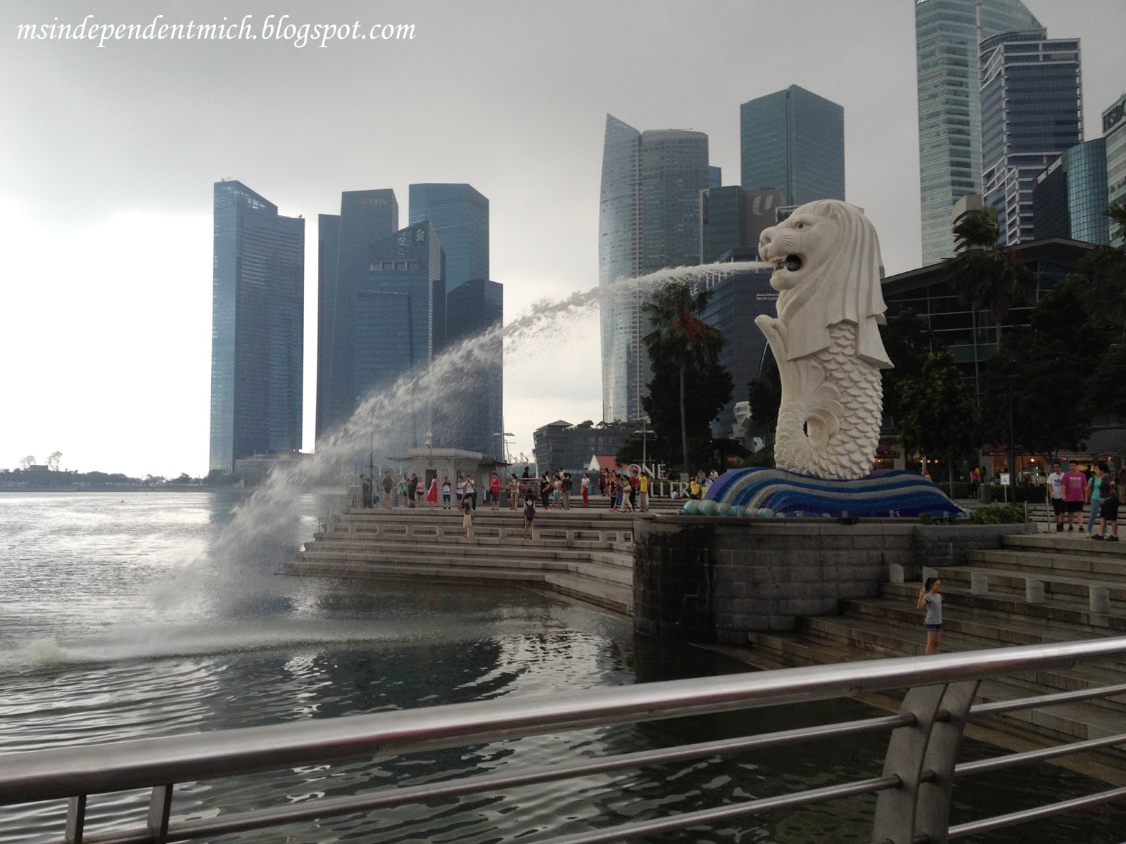 Close your Eyes and JUMP!: Merlion Park and Living Again