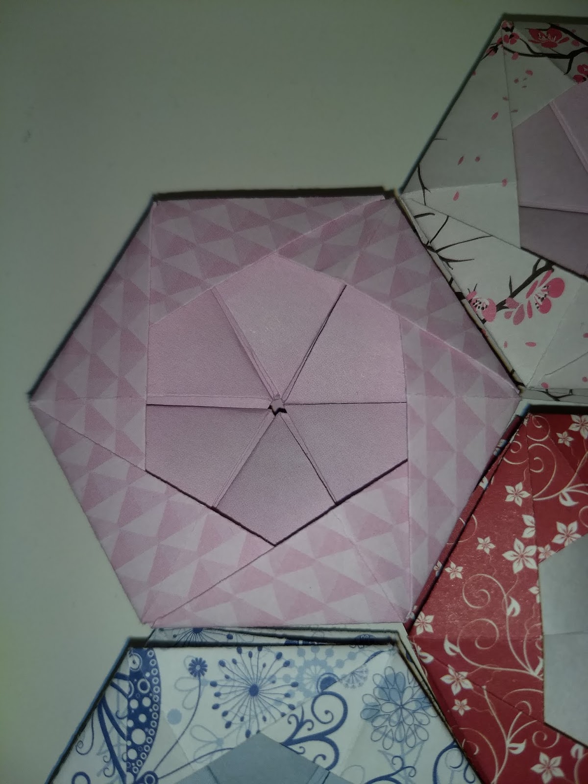 origami: Cristal hexagonal