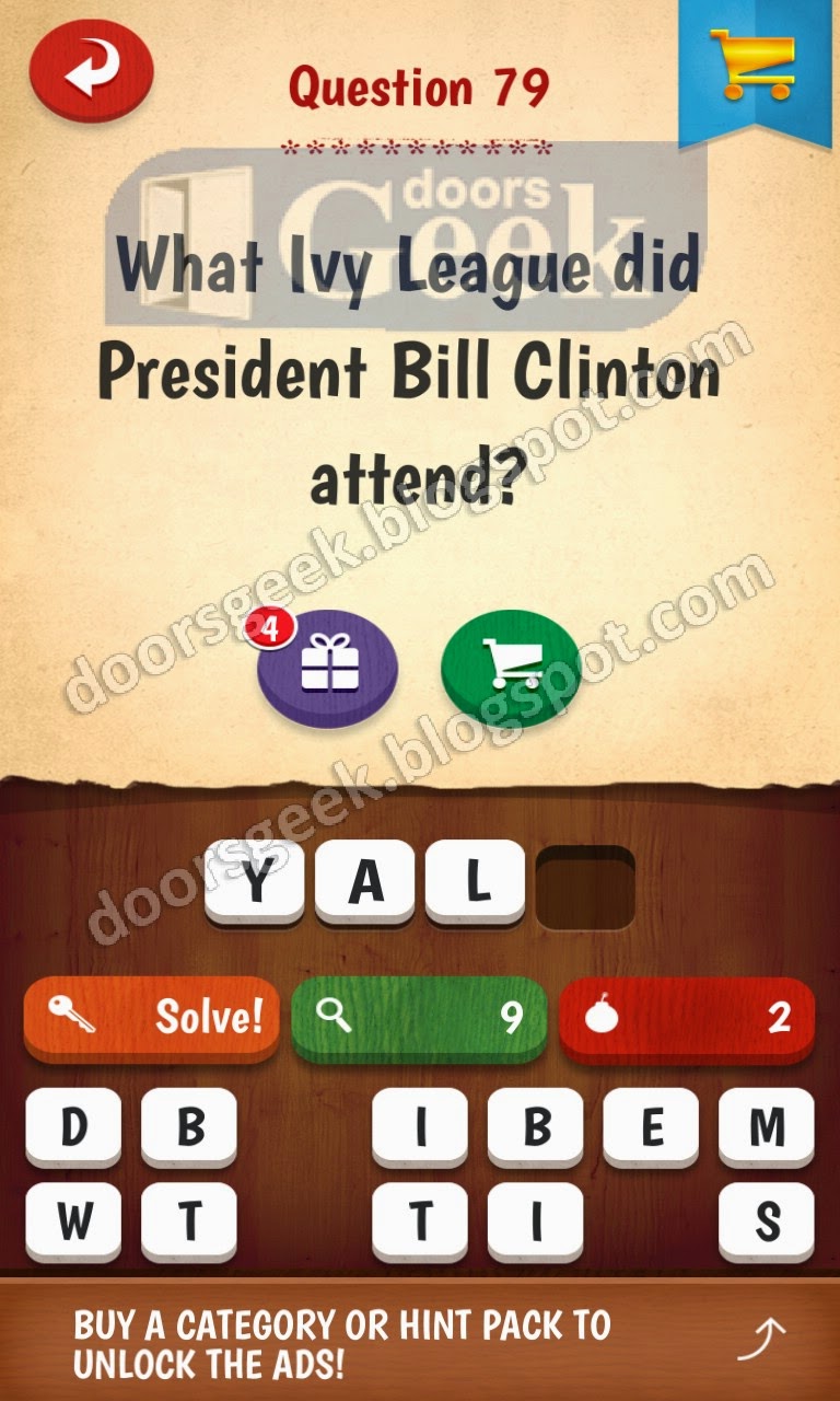 The American Quiz - Level 79 ~ Doors Geek