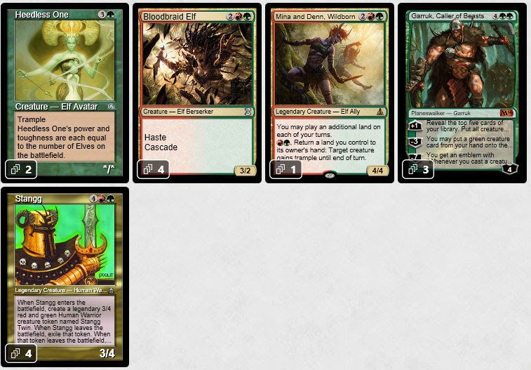 Magic the Gathering Adventures: Legacy Stangg Casual Deck