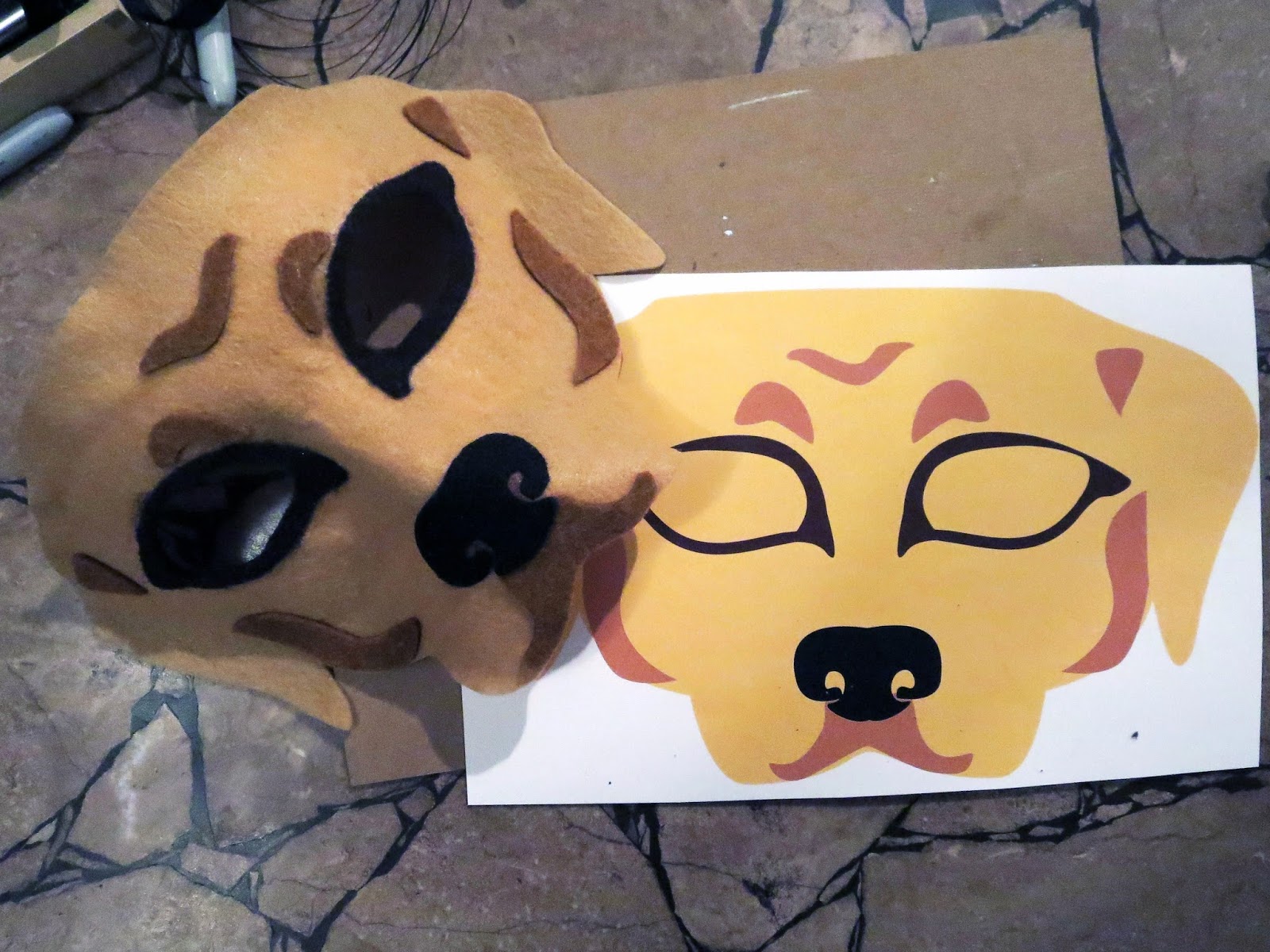 Wedding Felt Animal Masks