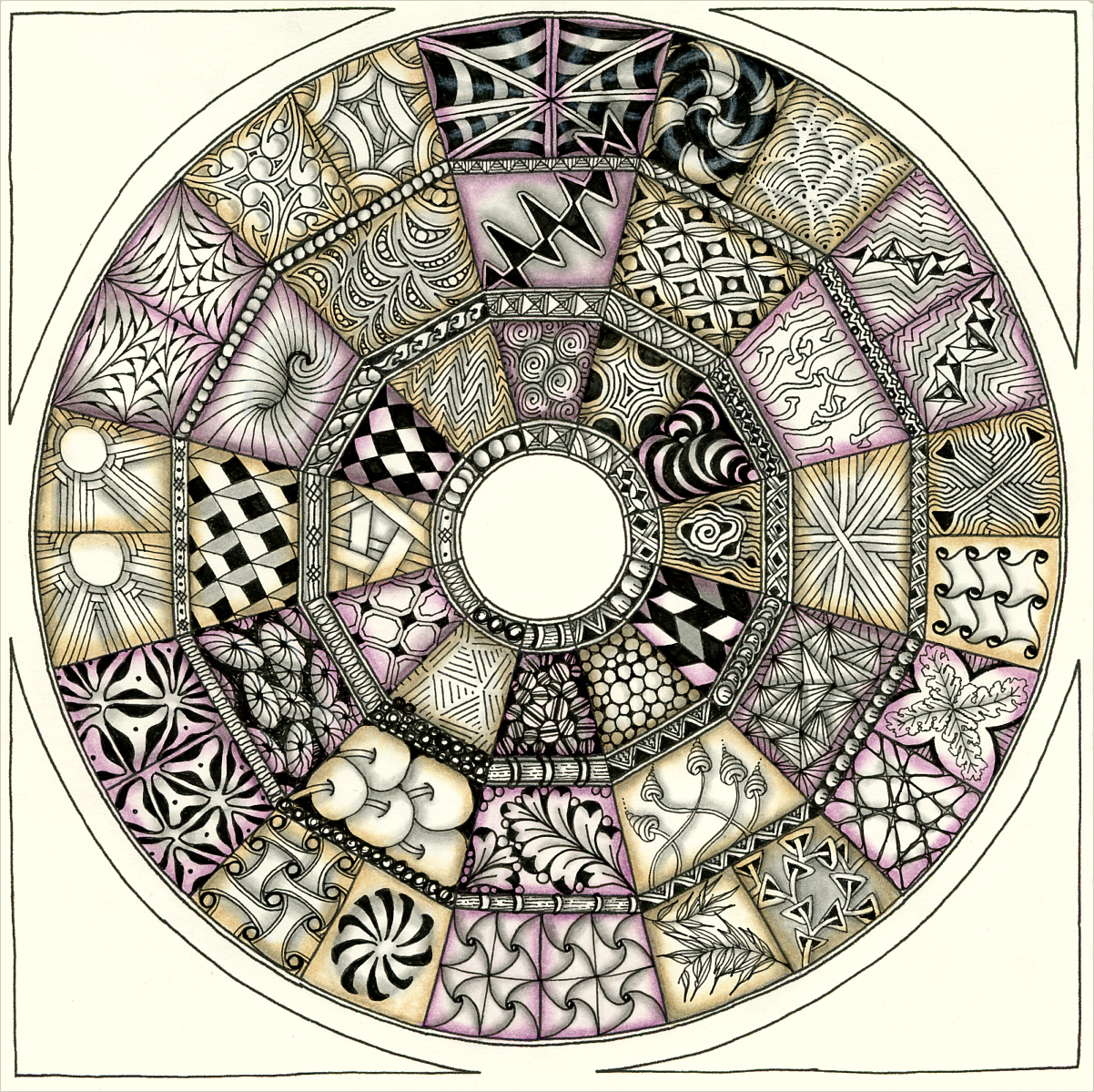 Time For Tangling Twelve Days Of Zentangle Day 12 time-for-tangling-twelve-days-of-zentangle-day-12