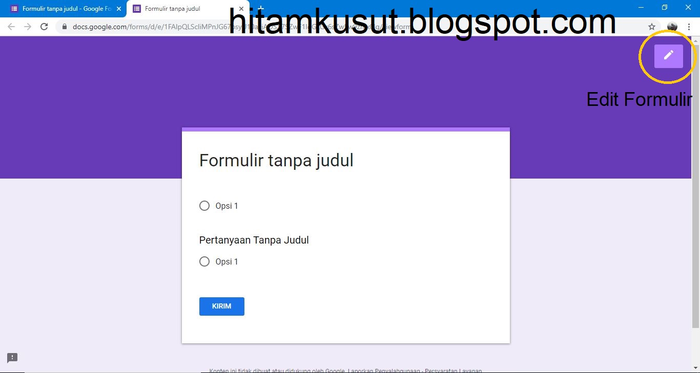 Cara Membuat Google Forms (Lengkap Dengan Gambar) - Hitam Kusut