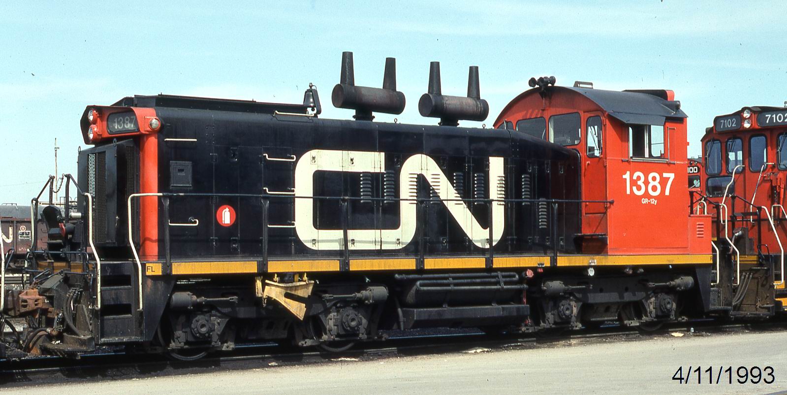 Rymal Station in HO Scale: CN Stuart Street Yard - GMD SW1200RS Road ...