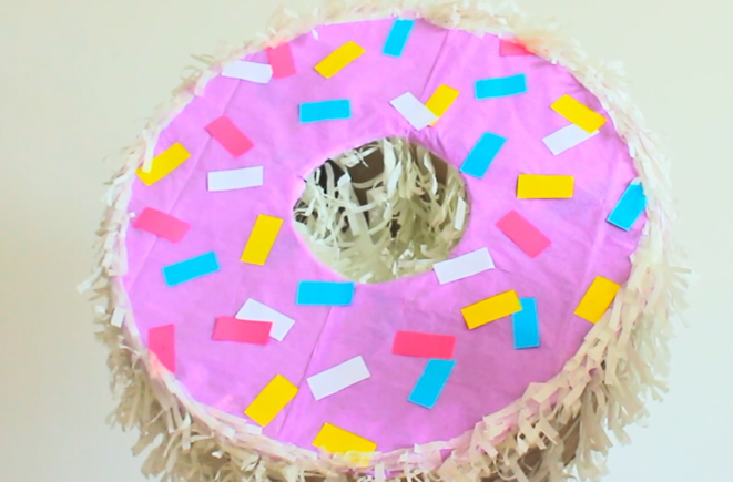 Piñata Donut para tus fiestas!!! | PartyPop DIY