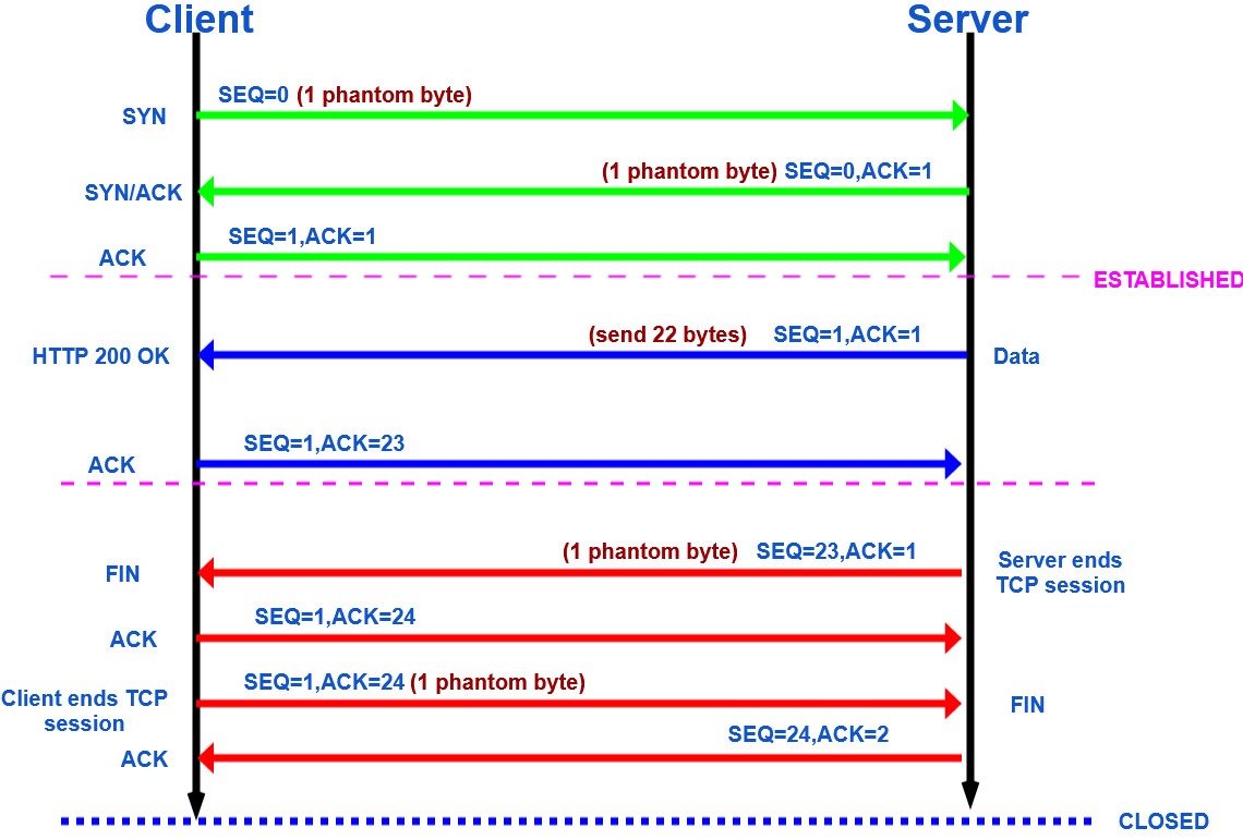 Let's go in depth: client/server socket interaction data transfer ...