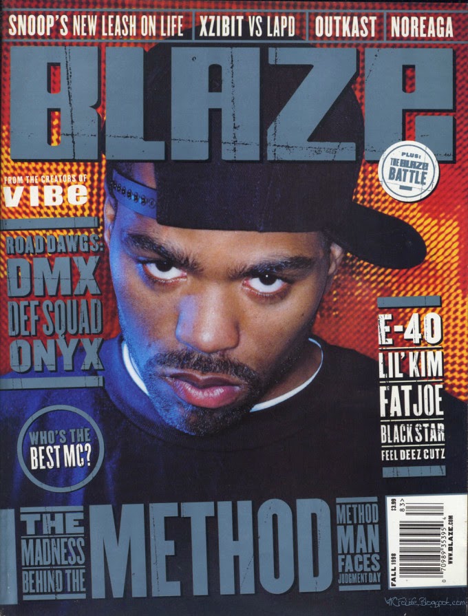 WTCFoLife Blog: [Throwback] Method Man On the cover of Blaze Magazine ...