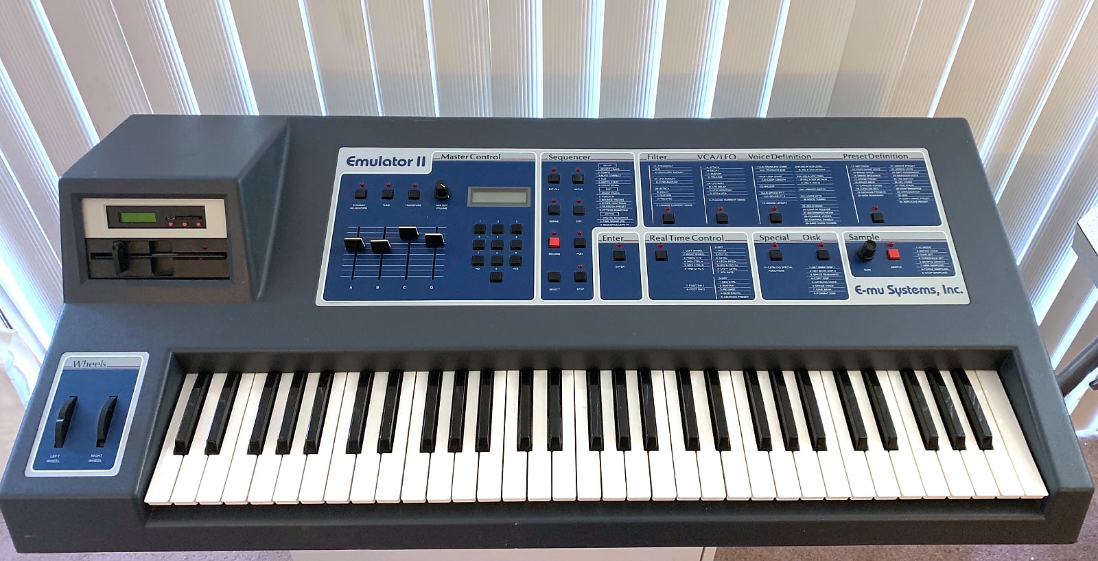 MATRIXSYNTH: E-MU Systems Emulator II 1984 w/ HxC Extensive Sound Libraries