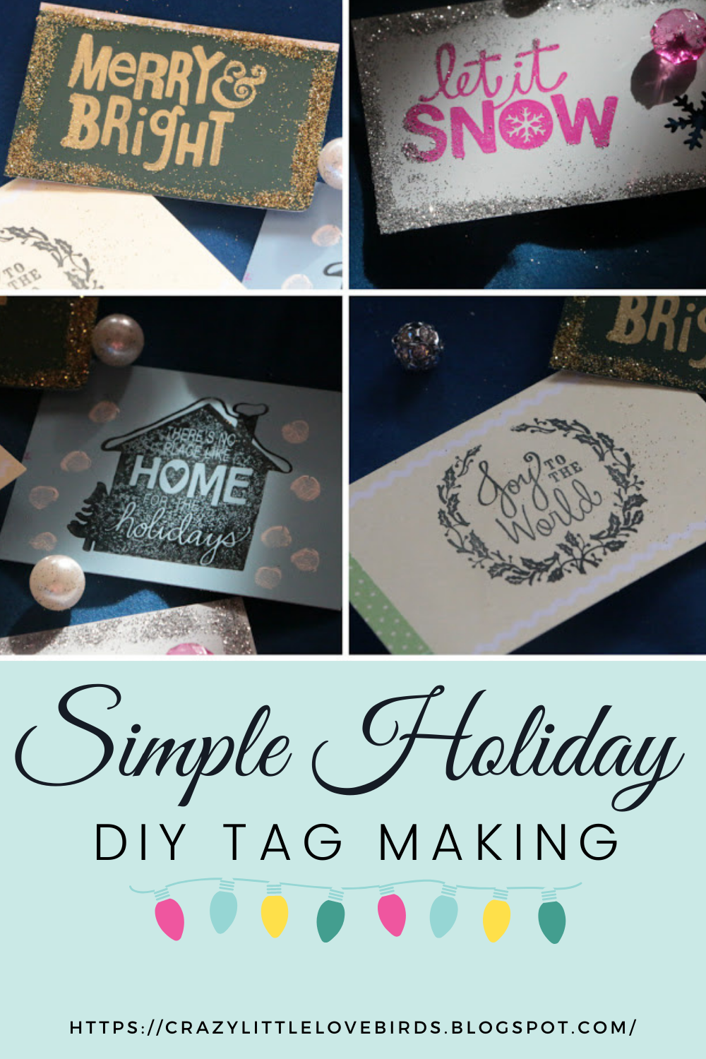 Create. Simple DIY Holiday Gift Tag Making
