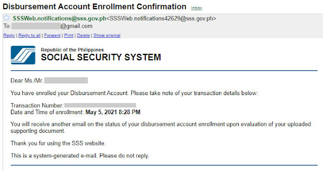 How to Enroll Disbursement Account in SSS using GCash