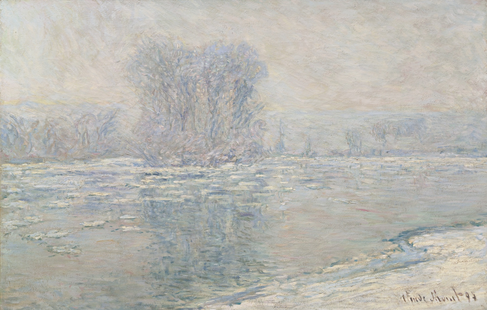 Claude Monet | Snow Scene at Argenteuil, 1875 | Tutt'Art@ | Masterpieces