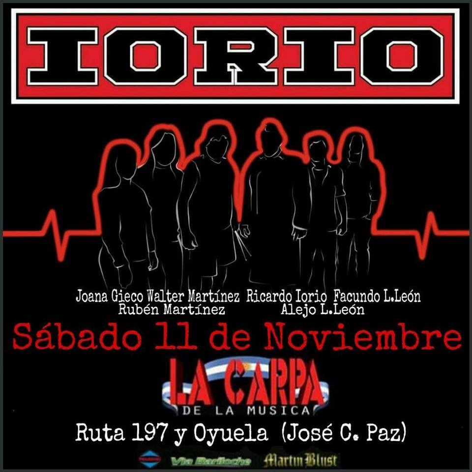 VUELVE IORIO ~ Rock & Blog