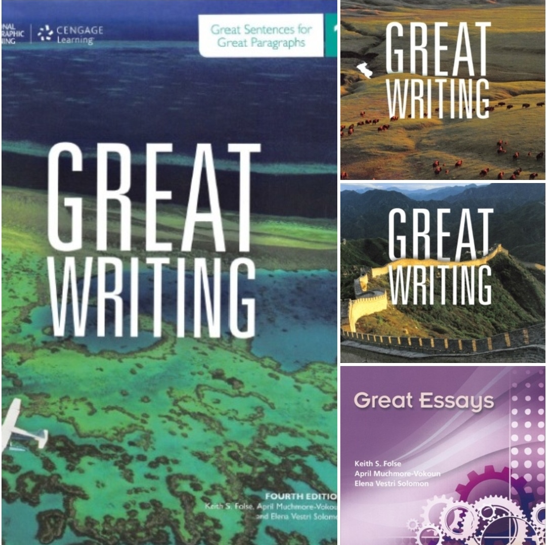 📚Great Writing 1-4 by Folse Keith National Geographic Learners