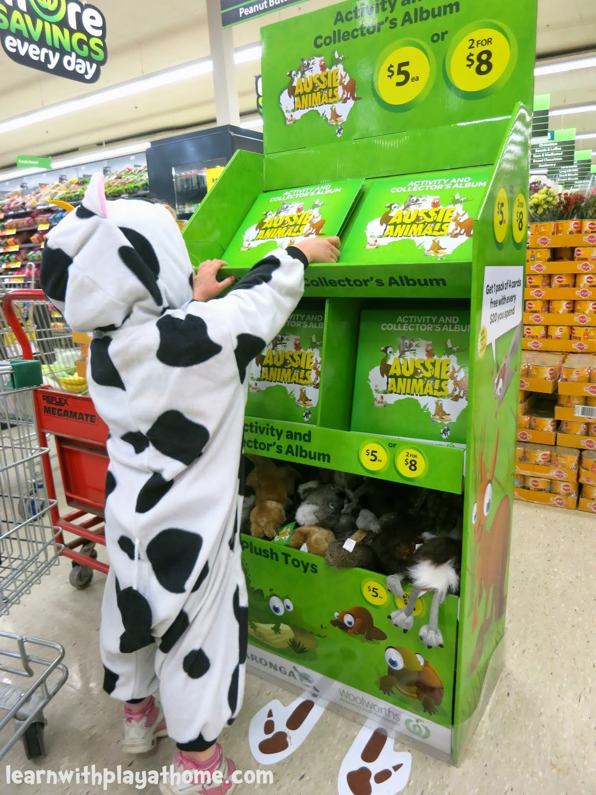 Aussie Animal Cards Album Woolworths