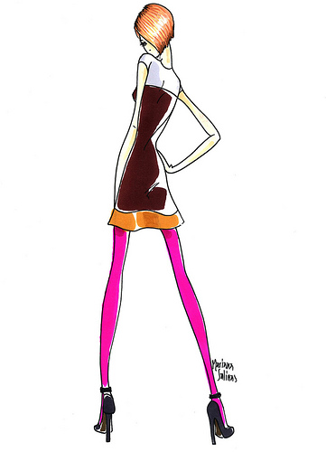 Croqui models| Fashion sketches| Step by step process of making croqui ...