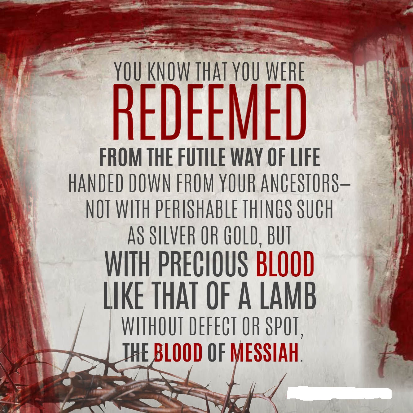 Holy Ghost School: Redeemed with His Precious Blood!