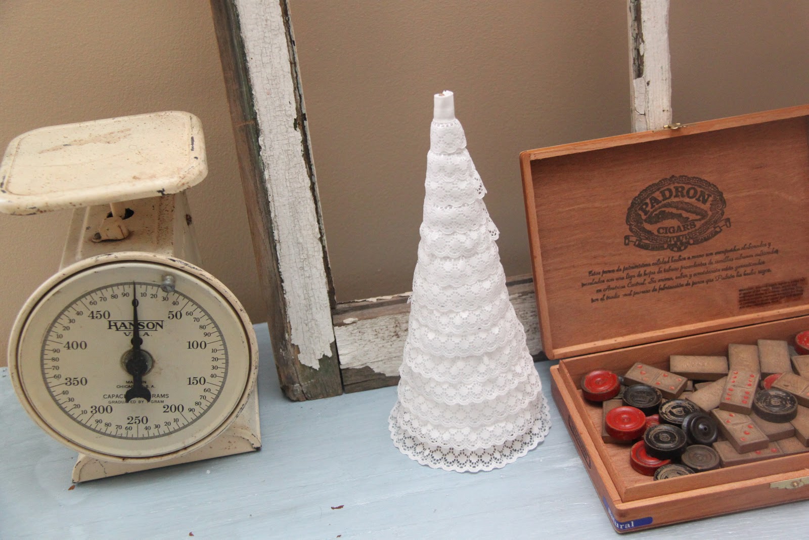 Decorative Lace Trim Christmas Trees-TUTORIAL - Smashed Peas & Carrots