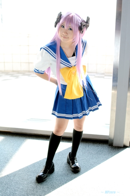 Cosplay Photos in Zip: Lucky Star Kagami Hiiragi Cosplay by Hitachi Fuyuki
