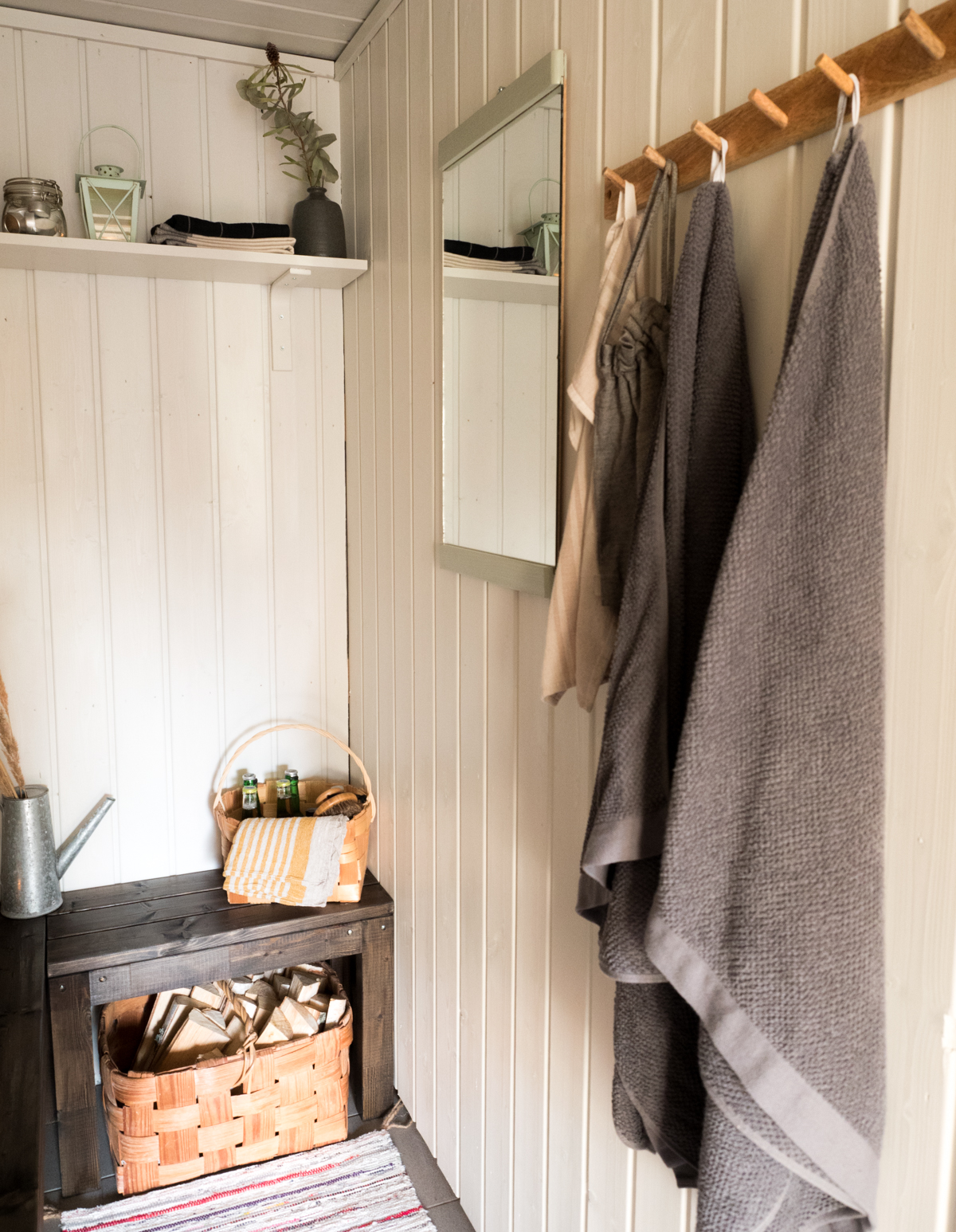 Pihasaunan pukuhuone kuntoon pienellä budjetilla! — Keltainen kahvipannu