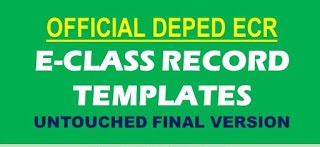 Final and Official E-Class Record Templates from DepEd (Untouched)