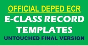 Final and Official E-Class Record Templates from DepEd (Untouched)