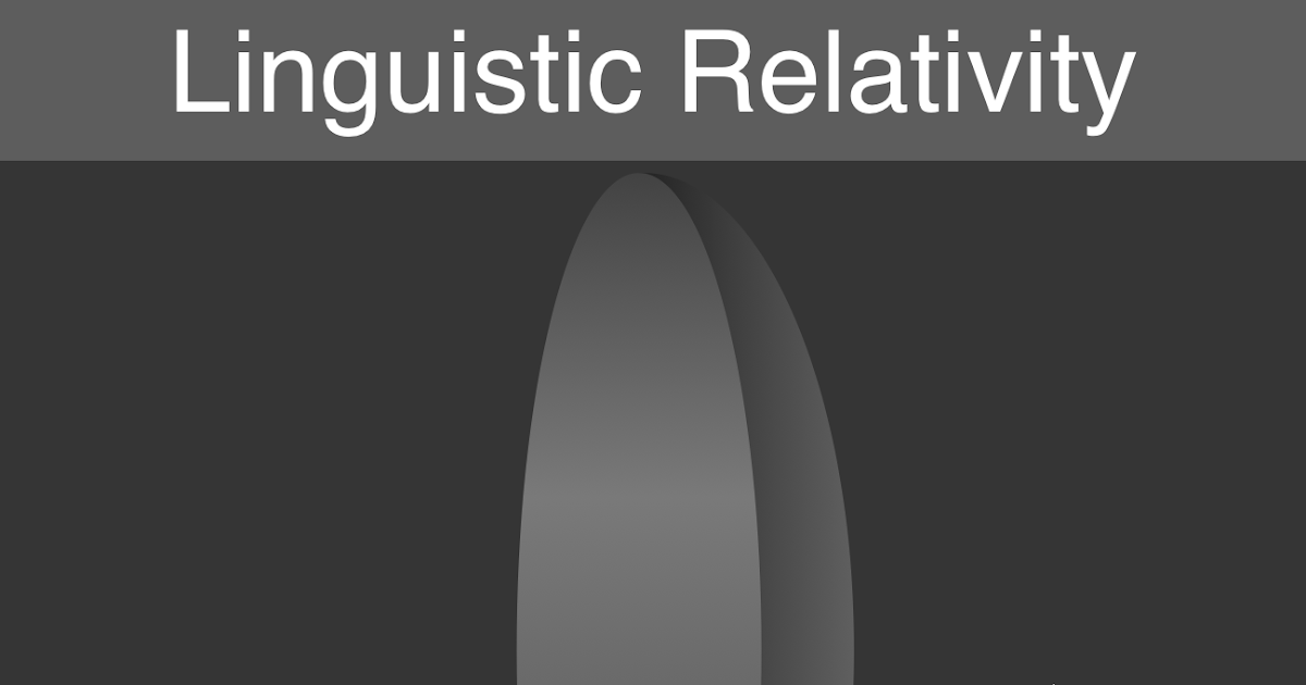 Dr. Bob's Cog Blog: Departures and Arrivals: Linguistic Relativity