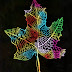 Scratch Art Leaf - Art Projects for Kids