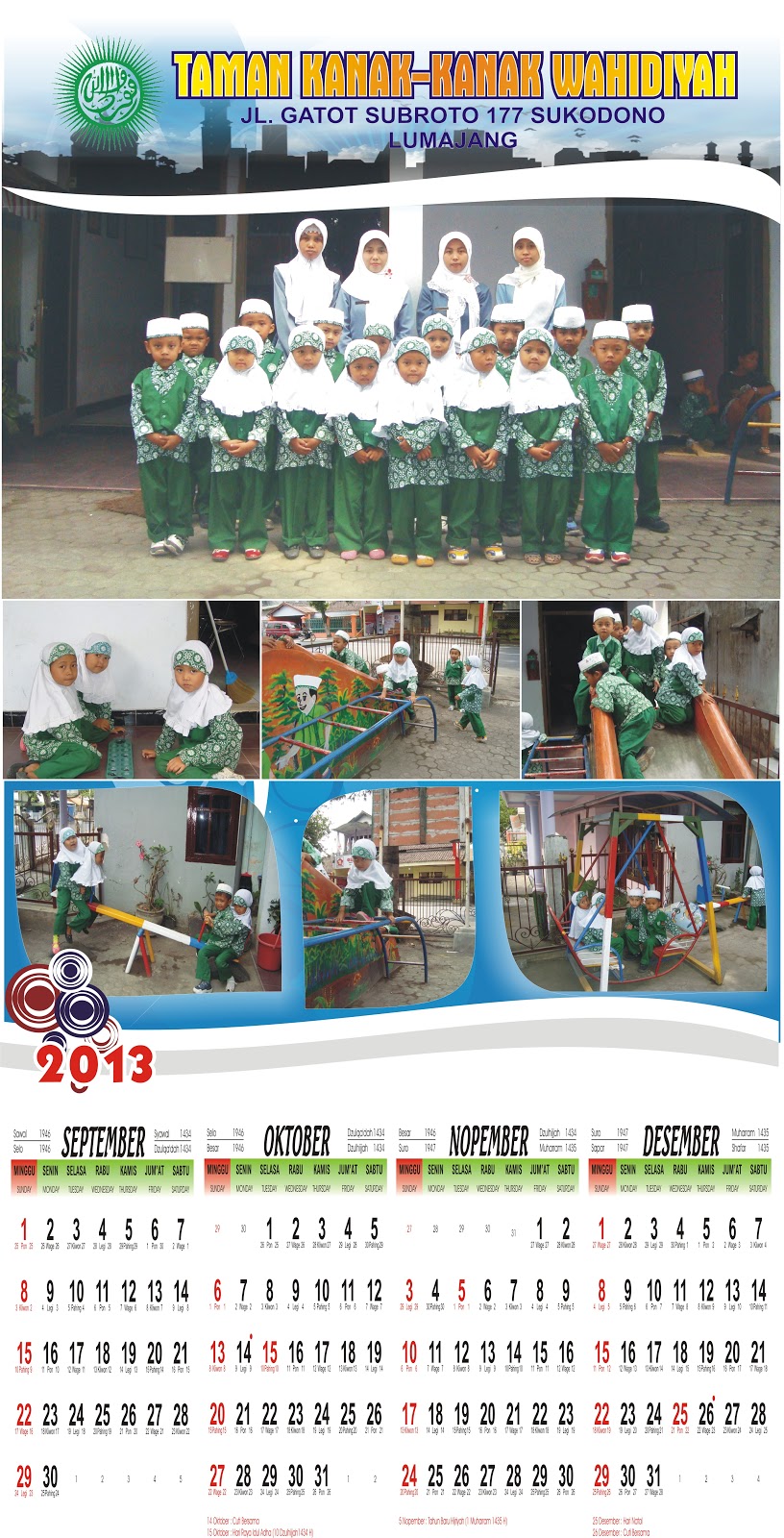 Contoh Desain Kalender