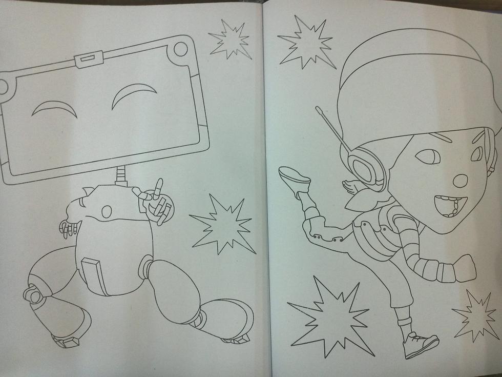 Boboi Boy Colouring n Sticker