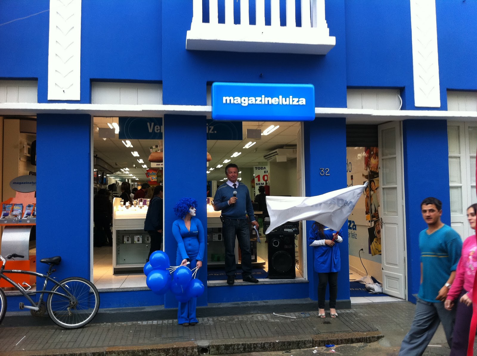 Vanio Santos de Olho na Cidade: Inaugurada Nova Loja do Magazine Luiza