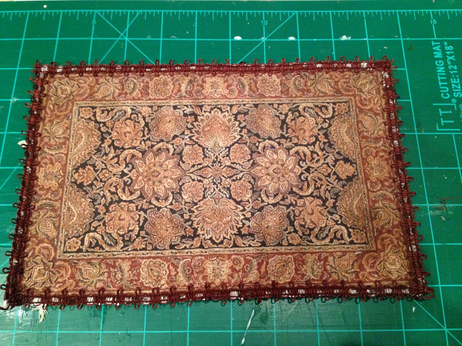 Jocelyn's Mountfield Dollhouse: Mini Rugs Made From Computer Printer ...