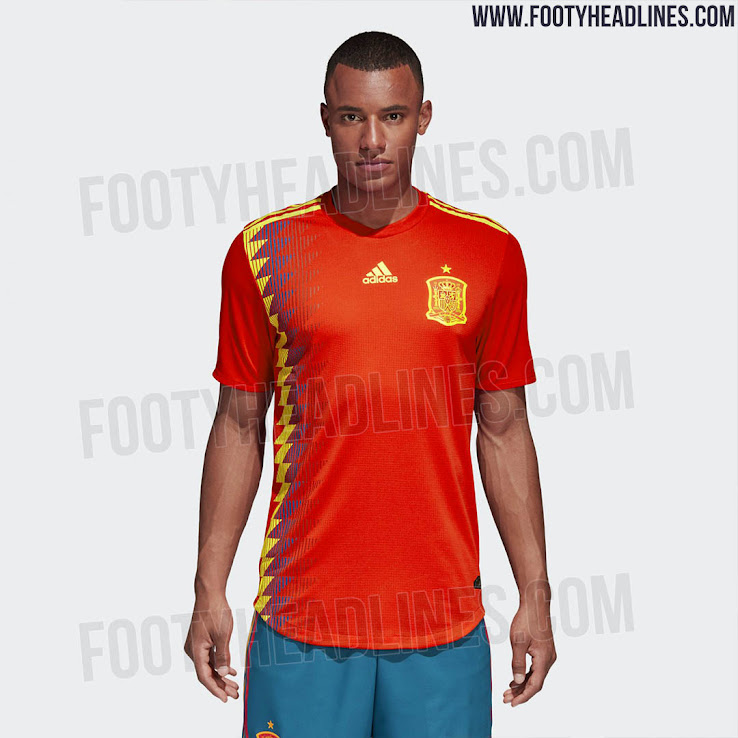 Spain 2018 World Cup Home Kit Released - Footy Headlines