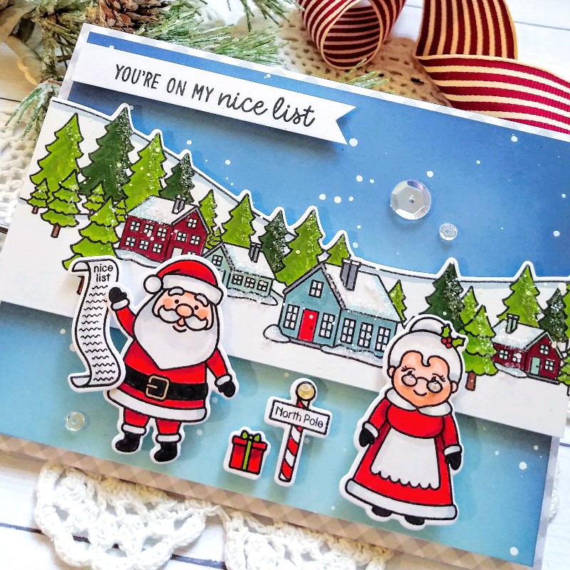 Sunny Studio: Guest Designer Spotlight: North Pole Cards with Kelly ...