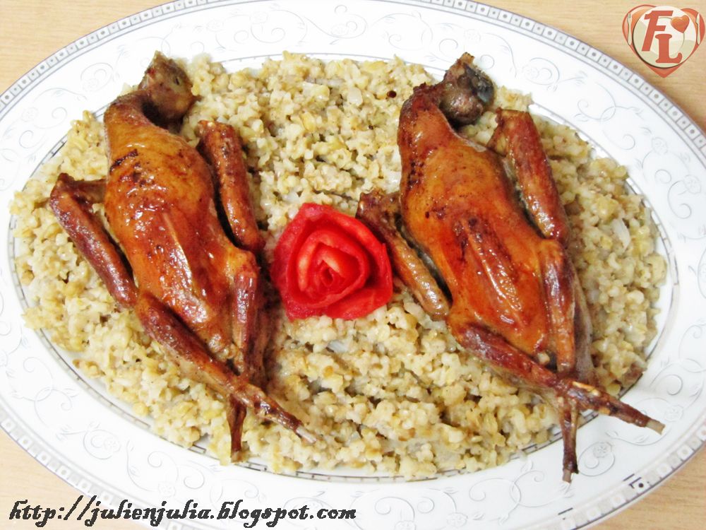 Hamam Mahshy: Egyptian Stuffed Pigeons طريقة الحمام المحشو بالفريك
