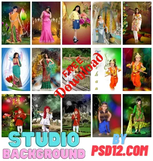 Studio Backgrounds - PSD12