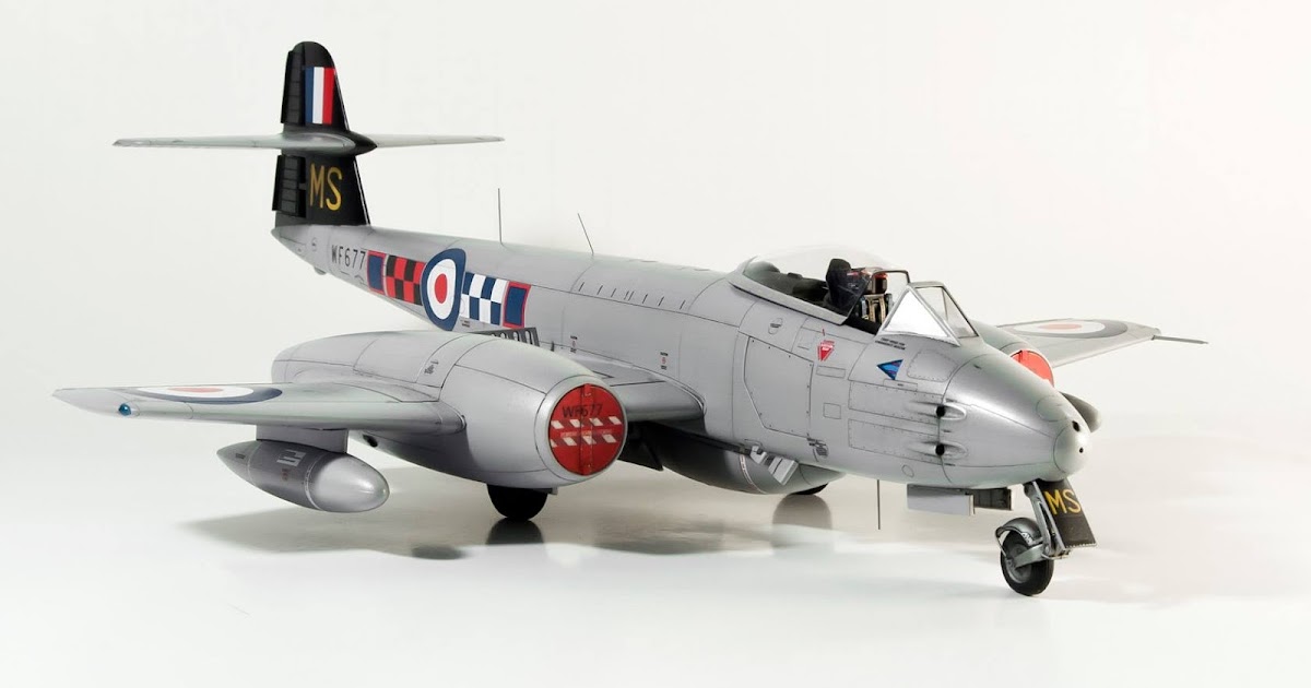 Oldsarges Aircraft Model blog: 1/48 Gloster Meteor by Devminatus