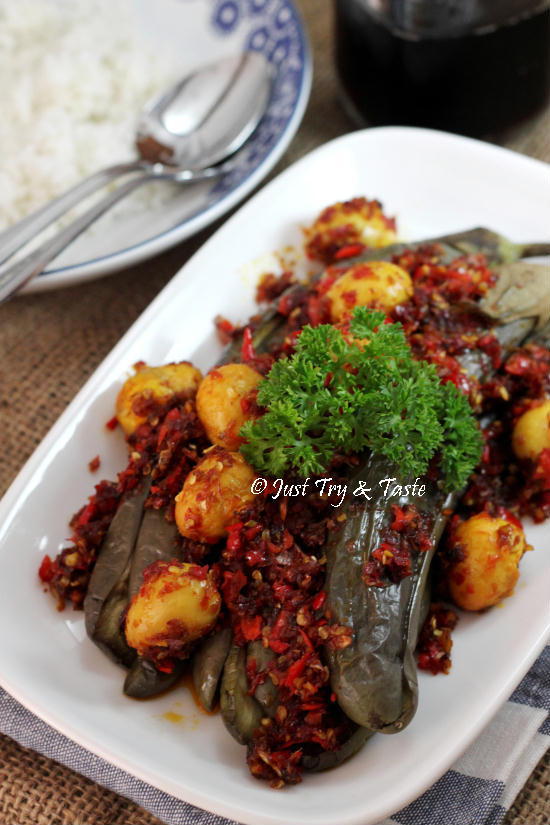 Resep Terung Balado dengan Telur Puyuh | Just Try & Taste
