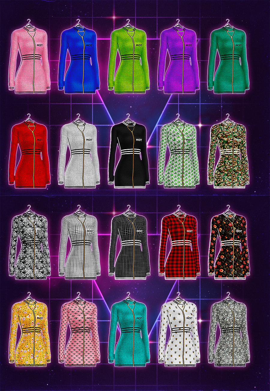 Acelerada (Dress) | TS4 | ICONIC | The Sims 4 CC Creator