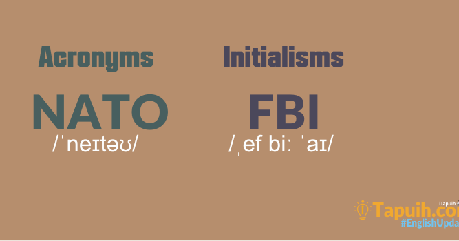 Acronyms dan Initialisms Bagian Dari Abbreviations