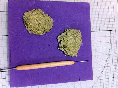 lollydollycrafts Tutorials: Gauze Flower Tutorial